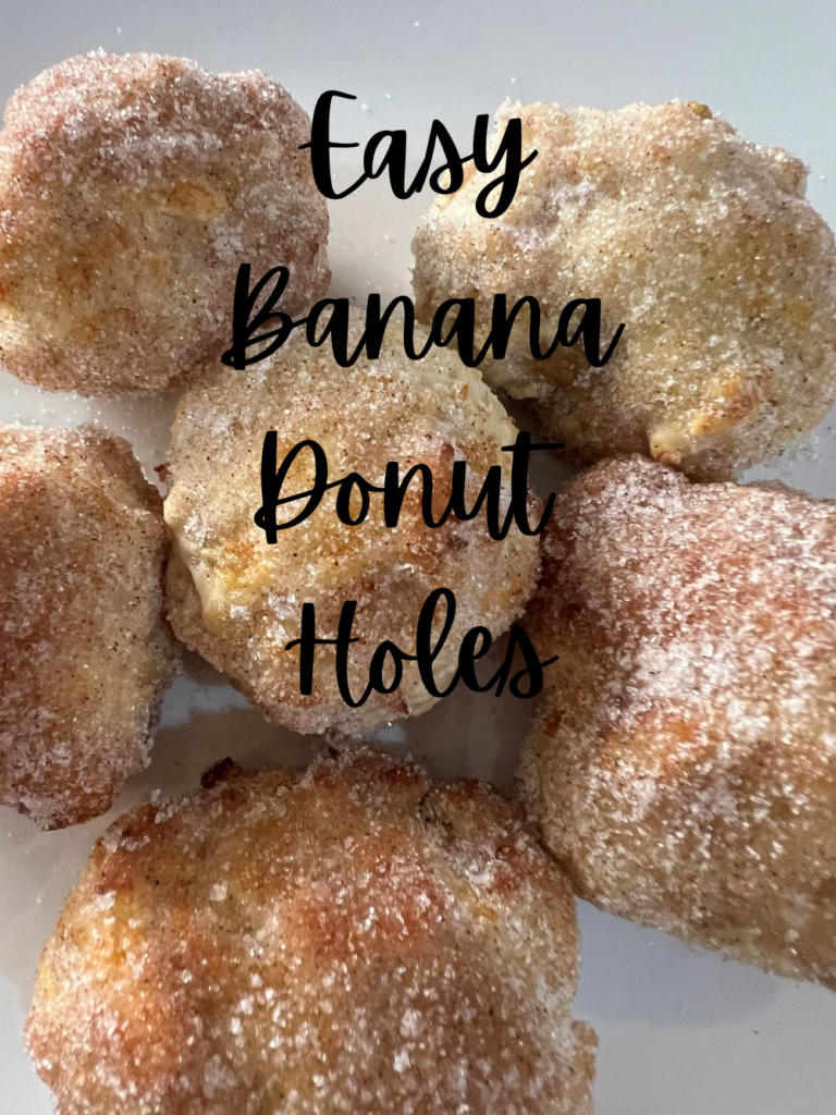 Easy Banana Donut Holes - Sunflower Pantry